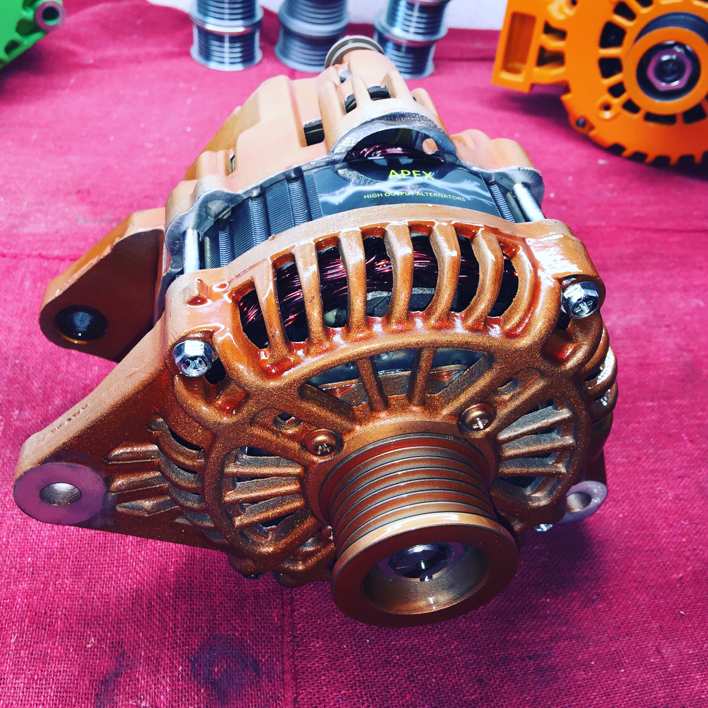 Caramel brown HO alternator – Apex Alternators